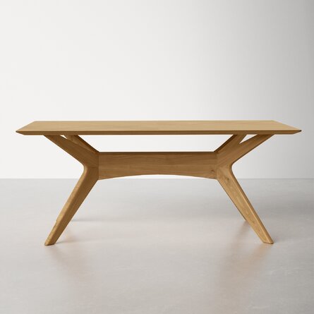 Budapest 71" Wood Dining Table - AllModern | Havenly