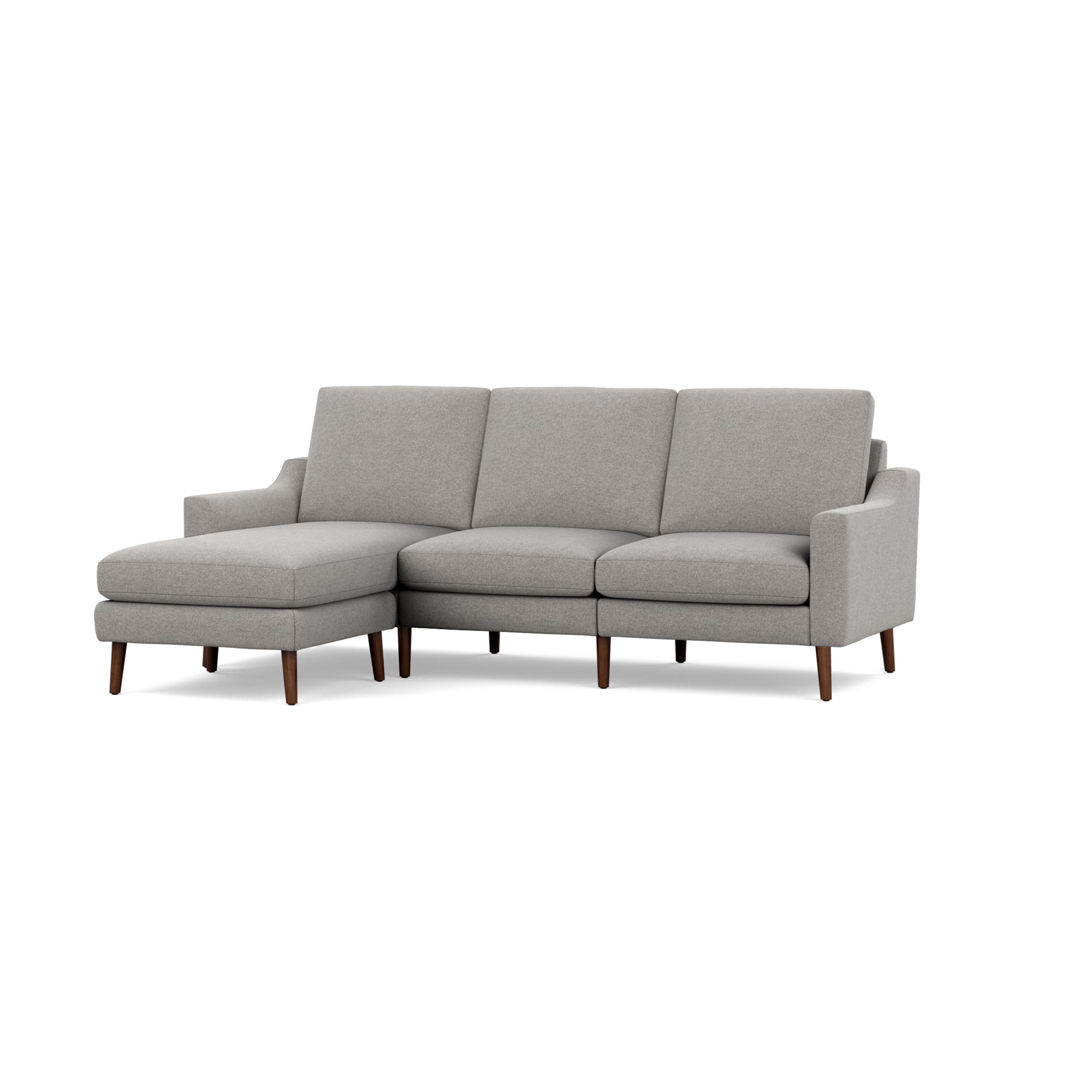 Nomad Sofa Sectional - Crushed Gravel - Performance Basketweave ...