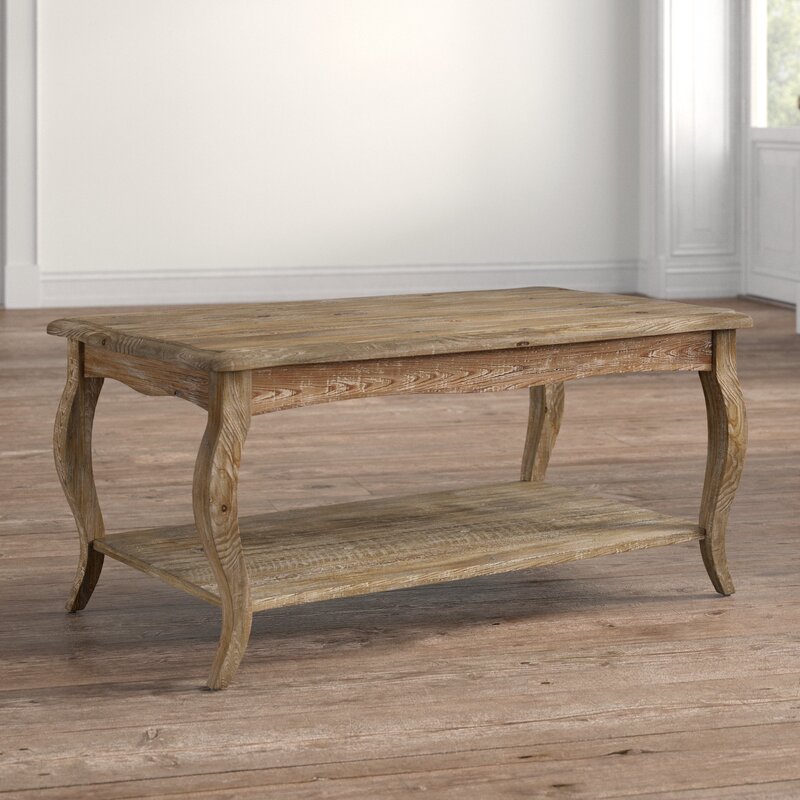 Francoise solid wood coffee table store
