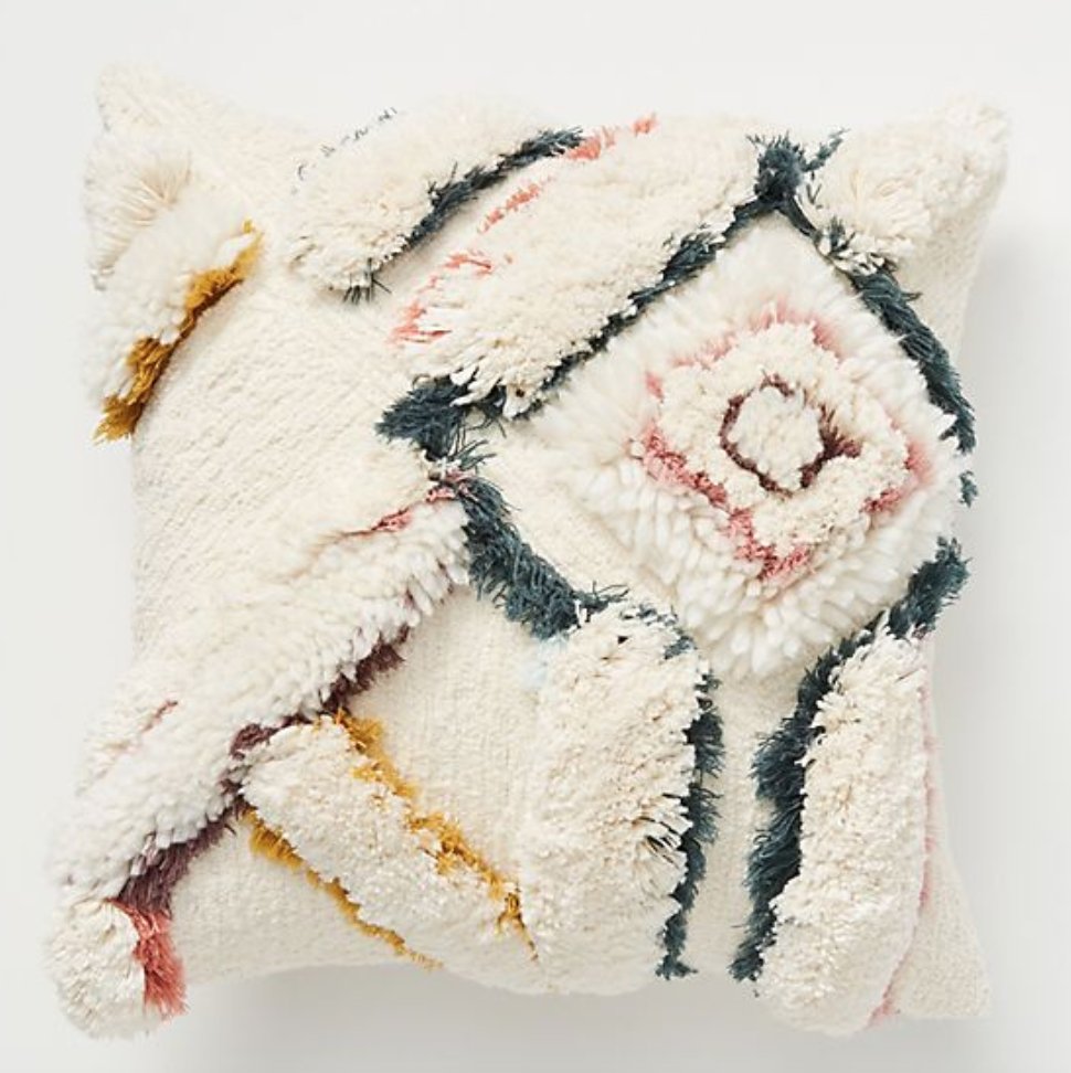 Tufted Lulu Pillow - Anthropologie | Havenly