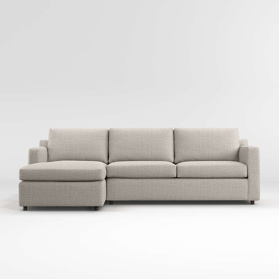 Barrett II 2-Piece Sectional Sofa with Chaise Lounge - Crate and Barrel ...