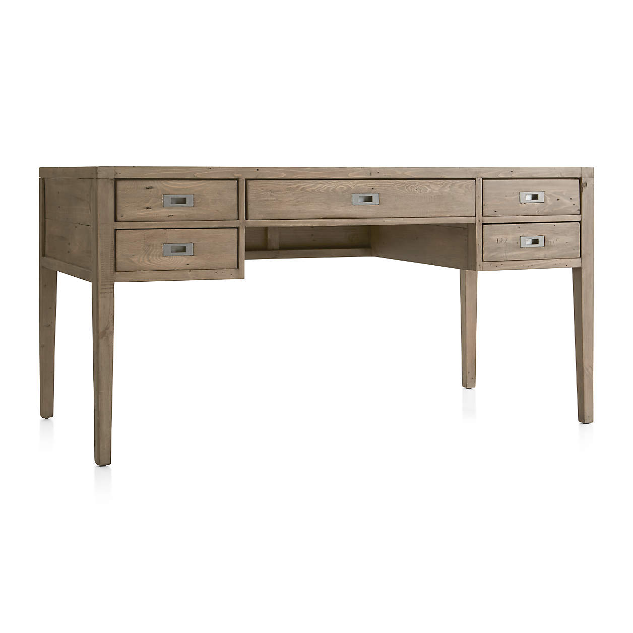 Morris 60" Ash Gray Desk - Crate and Barrel | Havenly