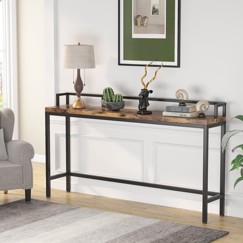 70.86 Inch Extra Long Console Table Sofa Table Hallway Table - Wayfair ...