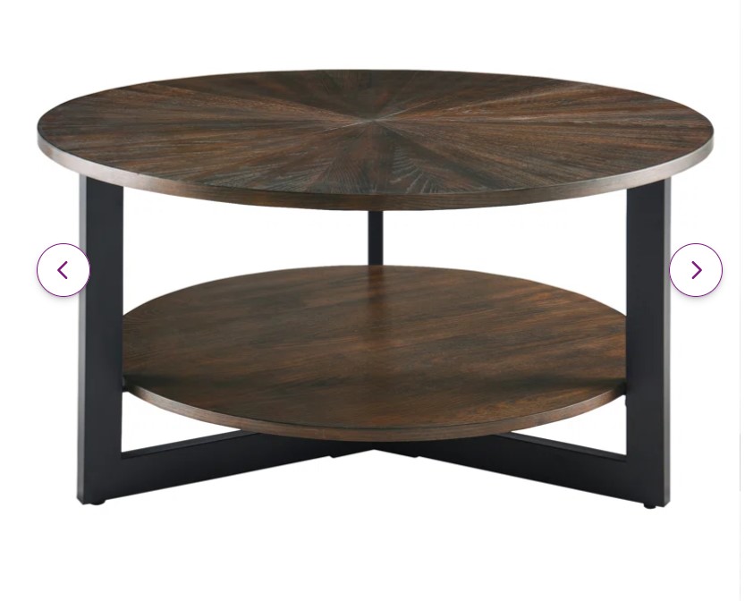 Frame Round Coffee Table With Storage - Wayfair | Havenly