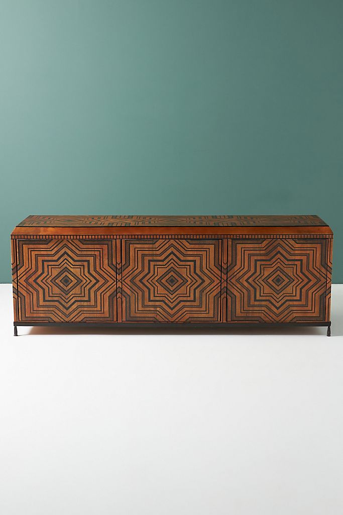 Tanja Media Console By Anthropologie in Brown - Anthropologie | Havenly