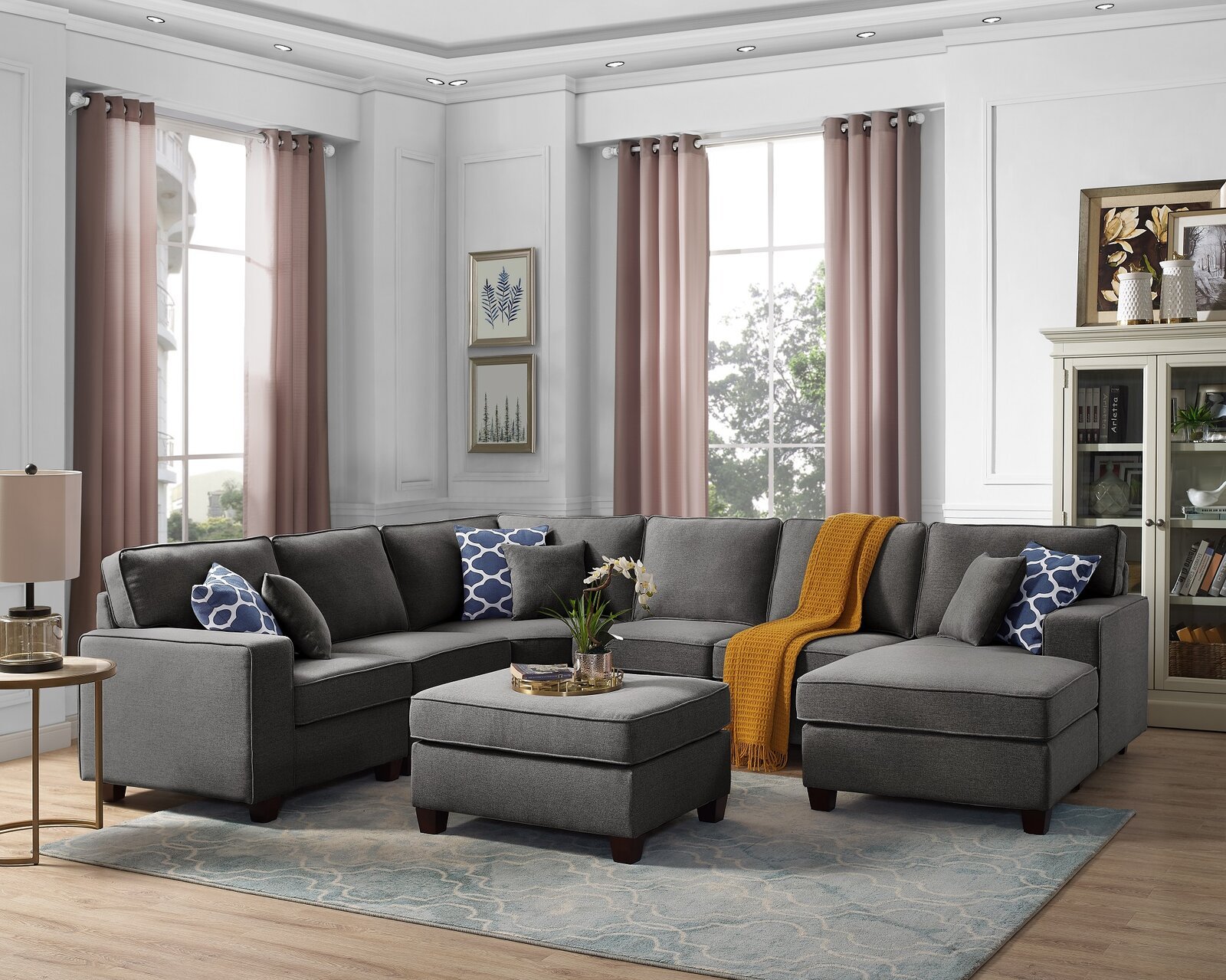 Left hand facing modular sectional store