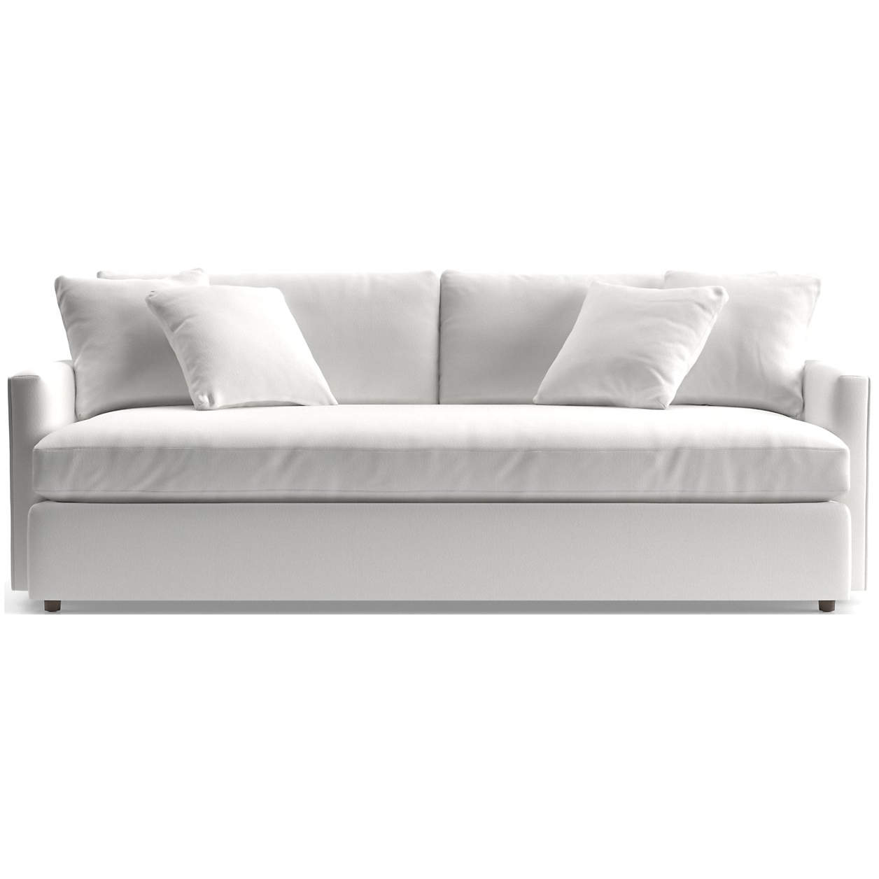 Lounge Deep Bench Sofa 93" - Crate and Barrel | Havenly