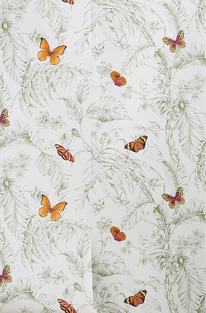 Papillon Wallpaper - Anthropologie | Havenly
