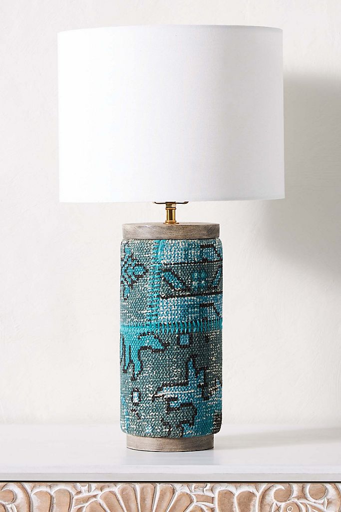 Rug Printed Lamp Base - Anthropologie | Havenly