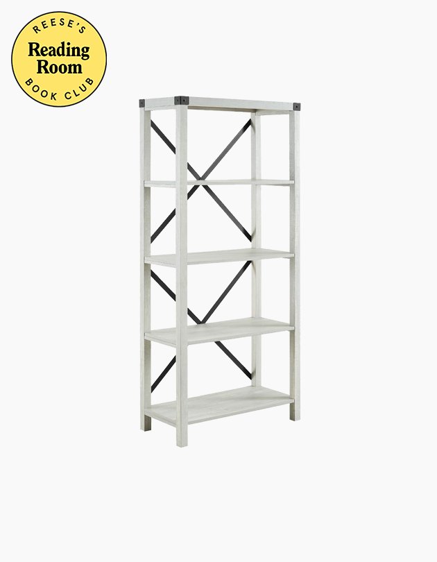 Folio Bookcase, Stone Gray - Reese's Book Club x Havenly | Havenly