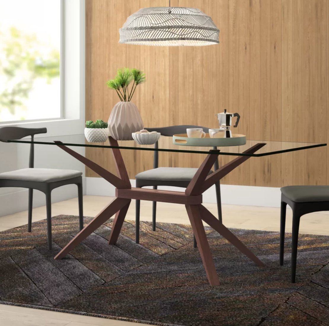 Lana solid wood dining table store