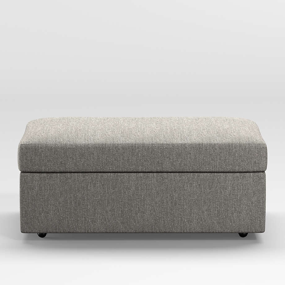 Gather Deep Storage Ottoman - Crate and Barrel | Havenly
