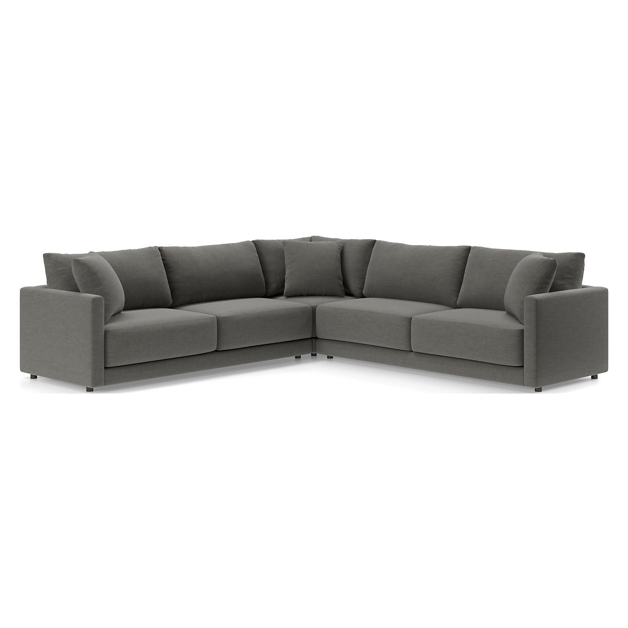 Gather 3-Piece Sectional- Regular: 38"- 3-Piece – Left-Arm Sofa ...