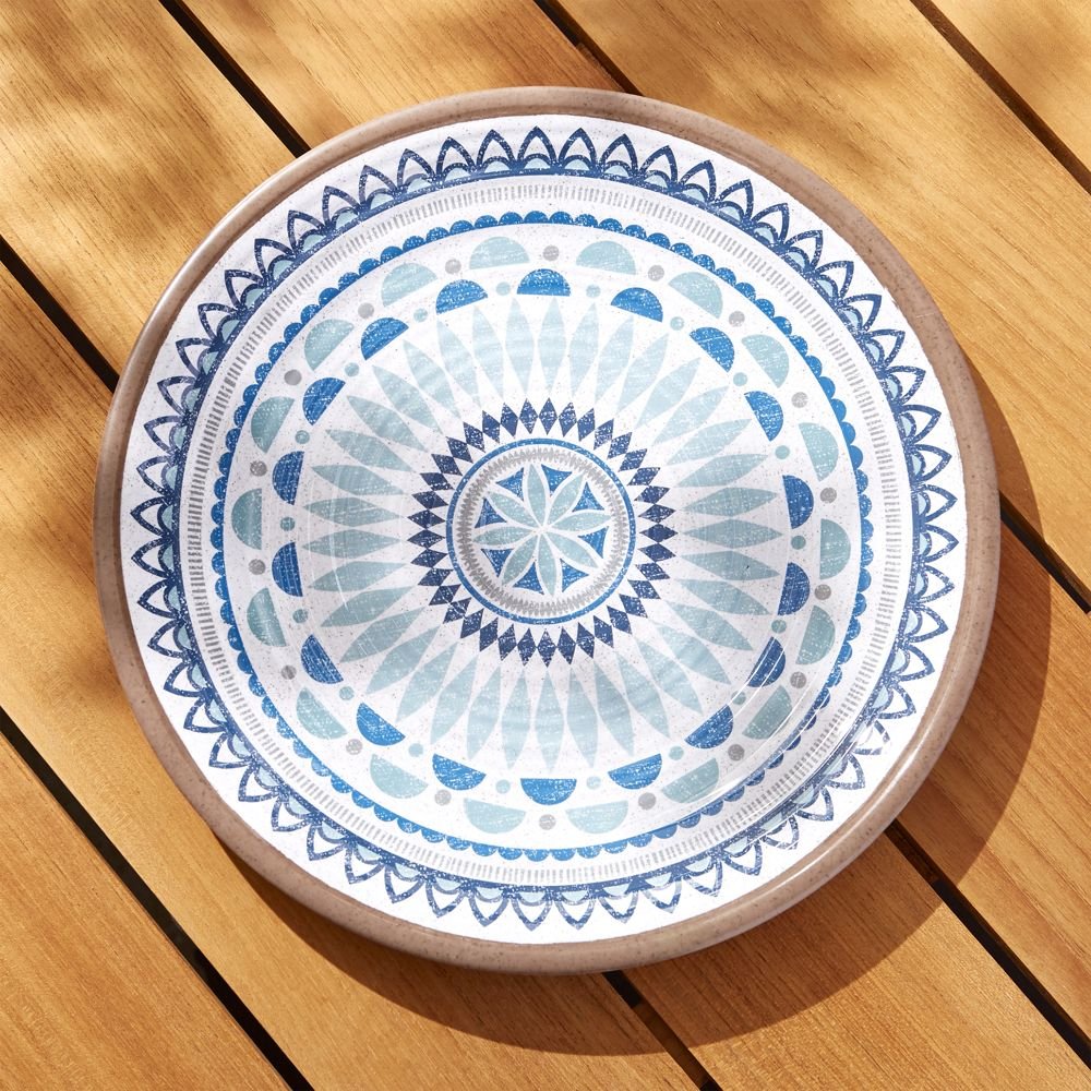 Caprice Medallion Melamine Platter - Crate and Barrel | Havenly
