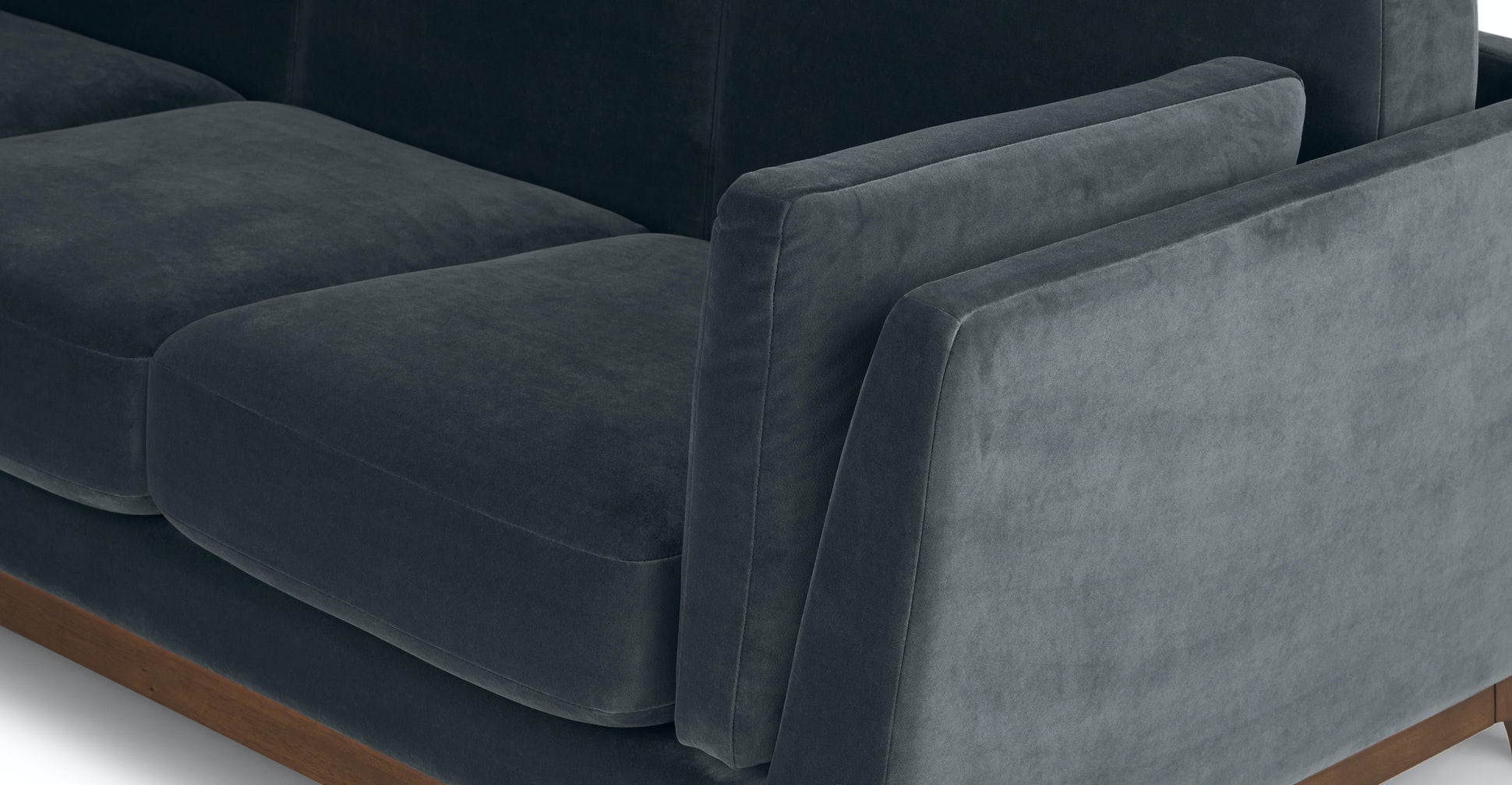 Ceni Deep Sea Blue Sofa Article Havenly