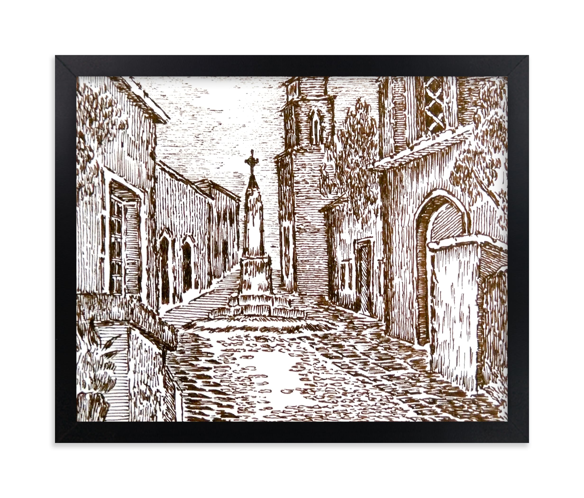 Cross Pathway Art Print - Minted | Havenly
