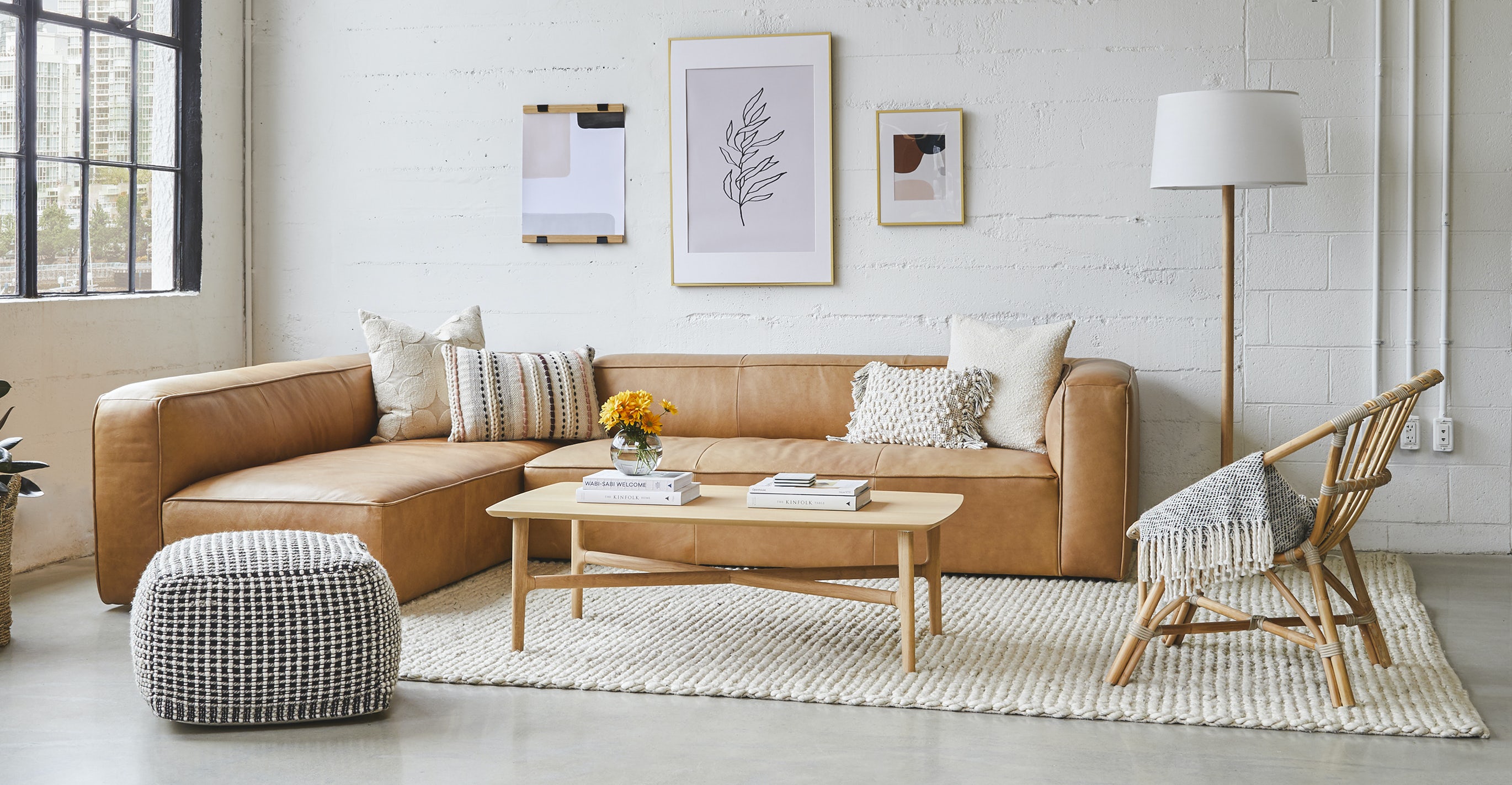 Brezza Light Oak Rectangular Coffee Table - Article | Havenly