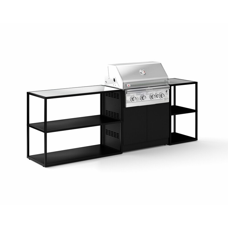 Outdoor Kitchen Series 3-Piece Modular Outdoor Kitchens - Wayfair | Havenly