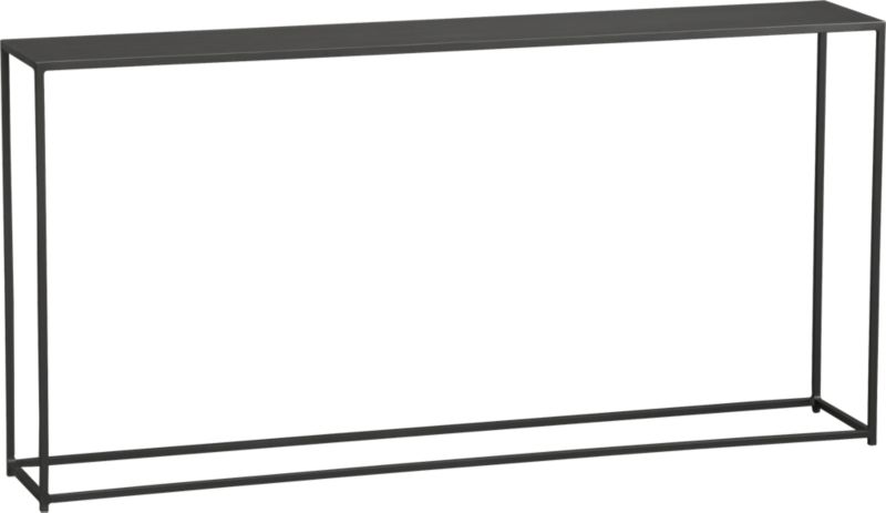 Mill Console Table, Black - CB2 | Havenly