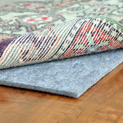 Plush Fiber Extra Thick Felt Rug Pad - Wayfair | Havenly