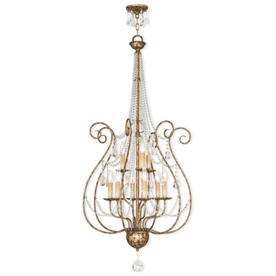 Charley 9-Light Crystal Chandelier - Wayfair | Havenly