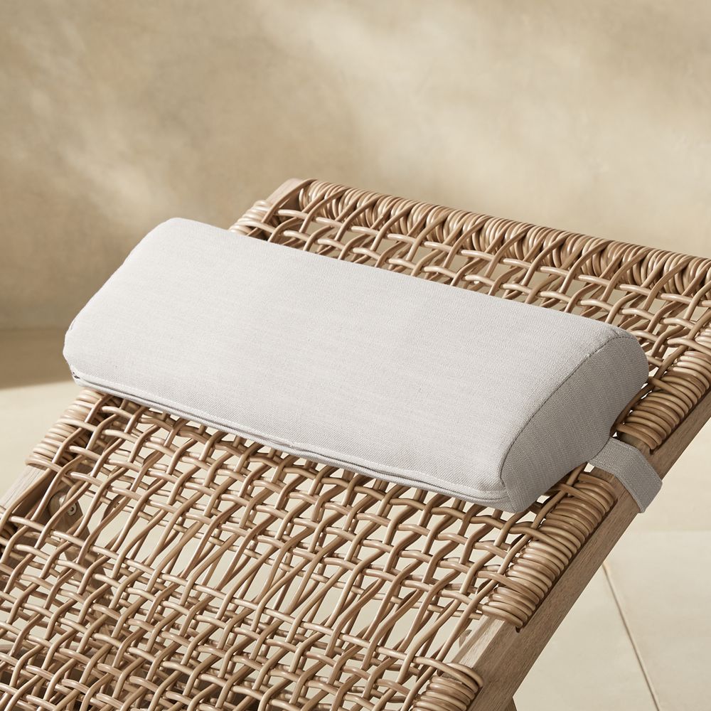 Lodi Sun Lounger Headrest - CB2 | Havenly