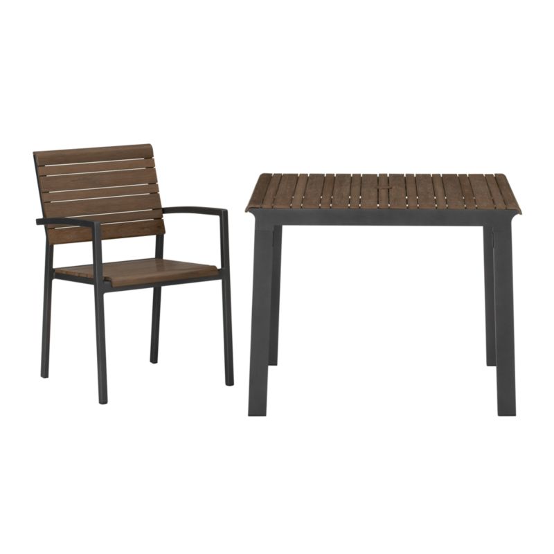 Crate and barrel rocha dining table store