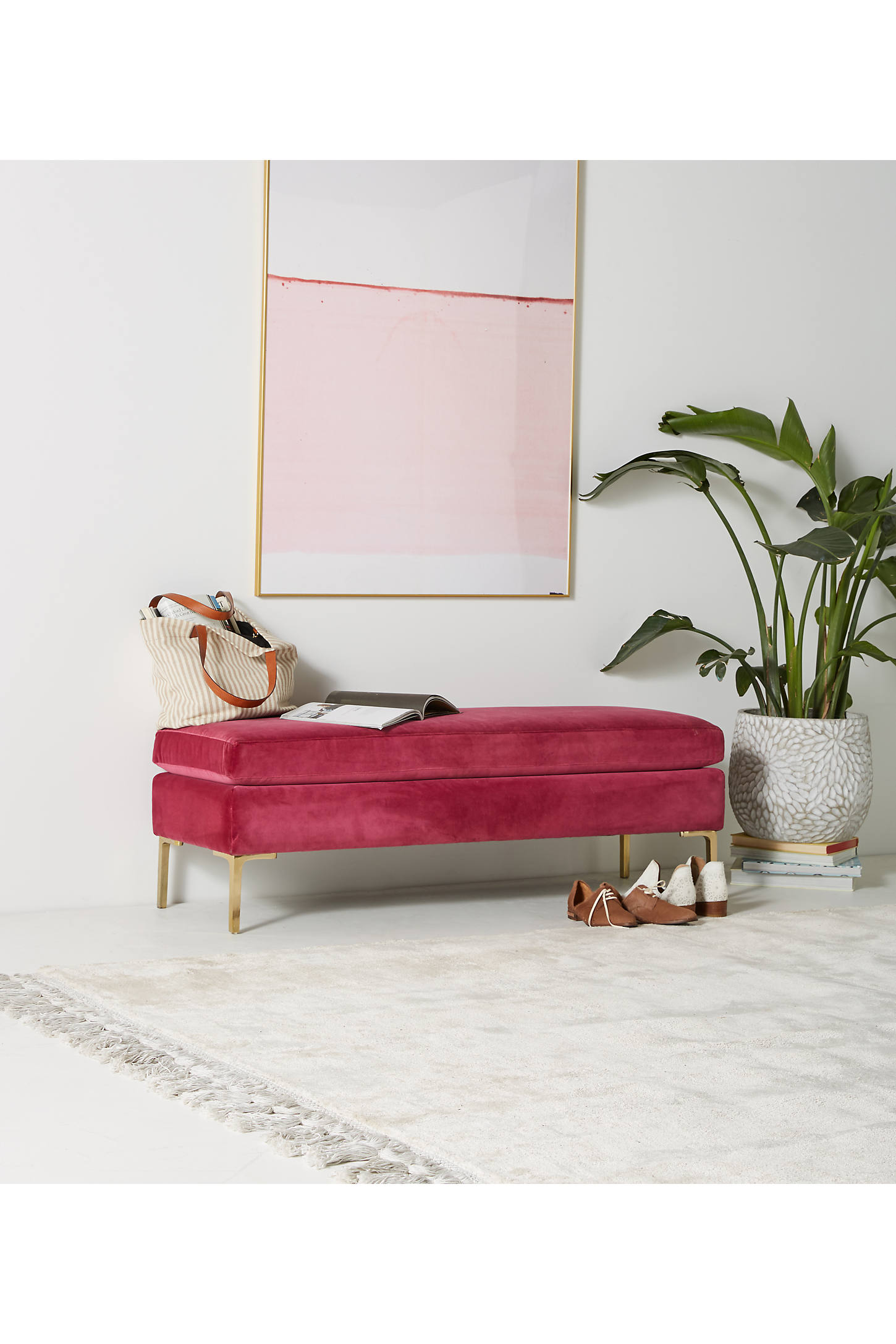 Bowen Bench - Anthropologie | Havenly