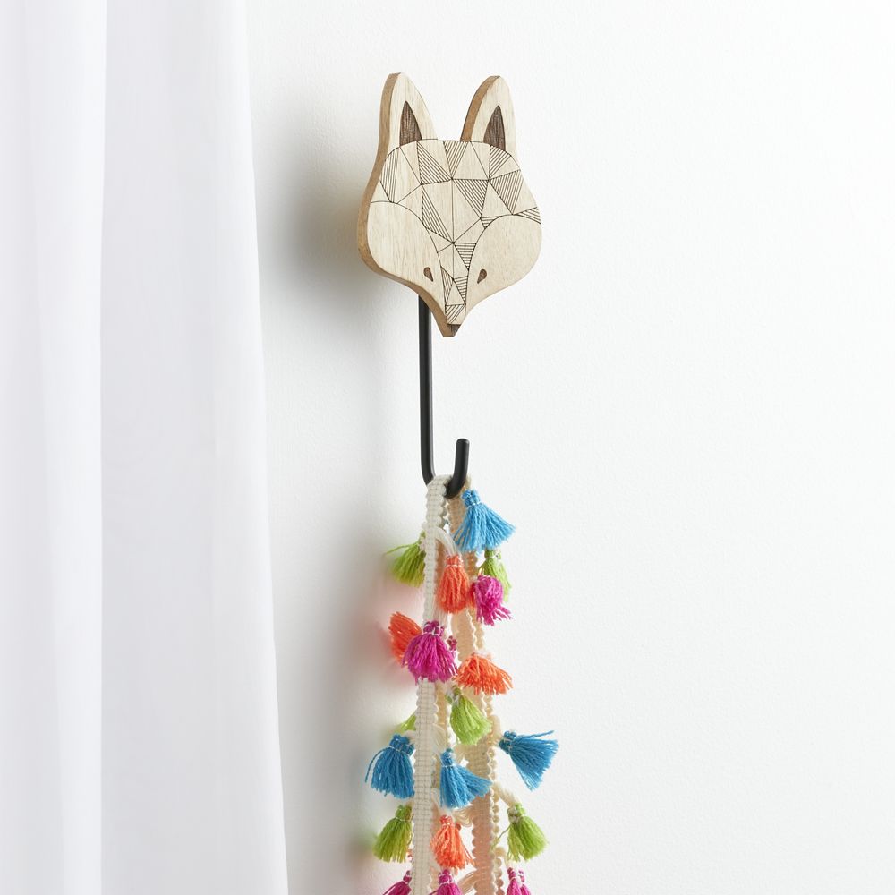 Fox Wall Hook - Crate & Kids | Havenly