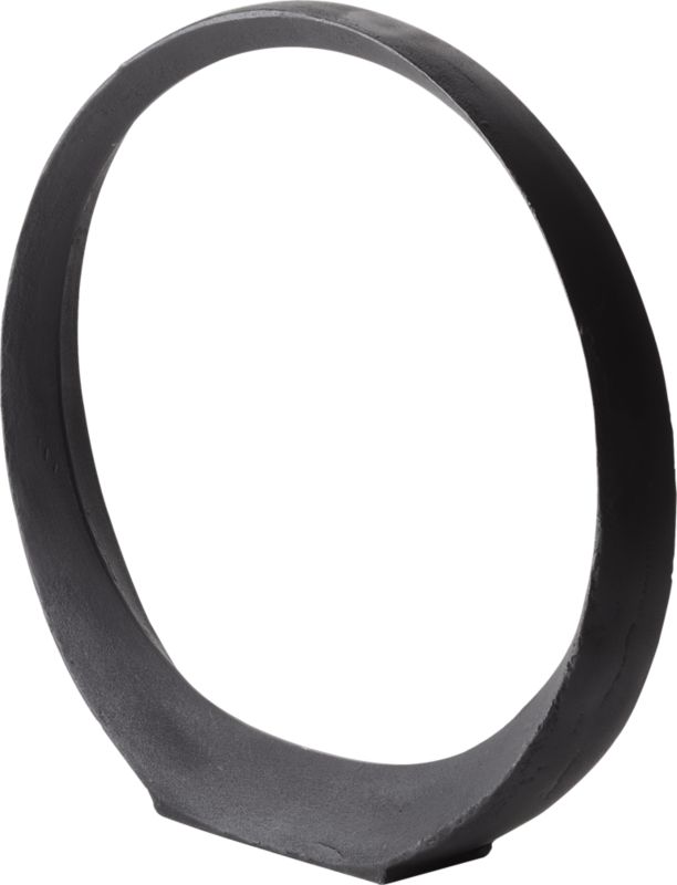 Large Metal Ring Sculpture - CB2 | Havenly