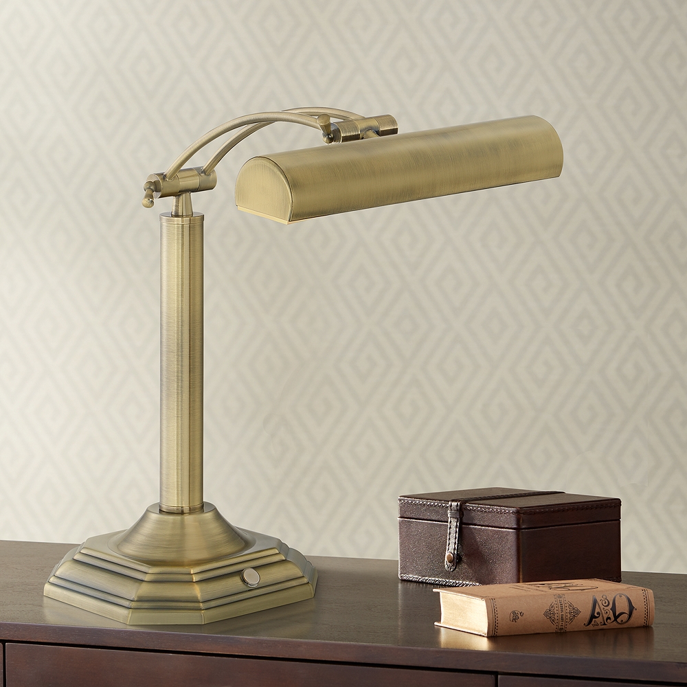 Grady Bankers Brass LED Piano Desk Lamp - Style # 66Y67 - Lamps Plus ...