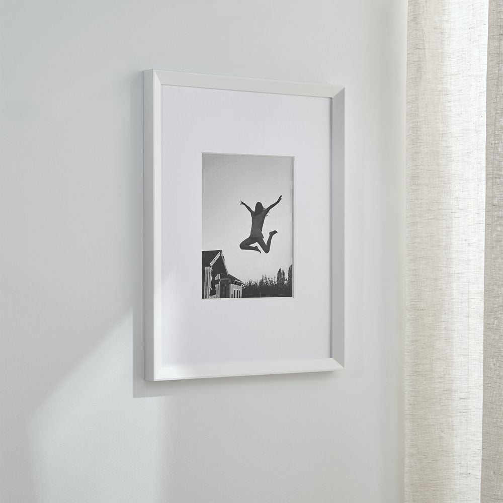 Icon 8x10 White Wall Frame - Crate and Barrel | Havenly