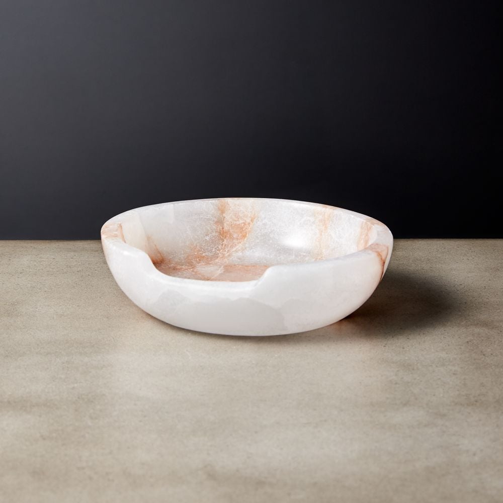 Cradle Alabaster Spoon Rest - CB2 | Havenly