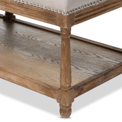 Bem French Country Upholstered Storage Bench Wayfair Havenly