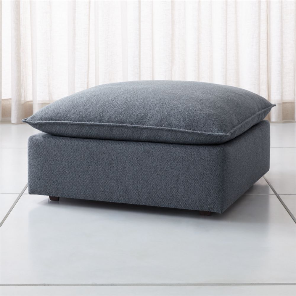 Lotus Modular Ottoman - Crate and Barrel | Havenly