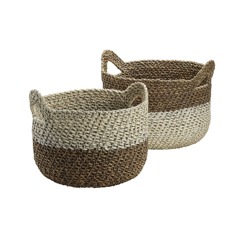 Half and Half Floor Bins, Set of 2 - Crate & Kids | Havenly