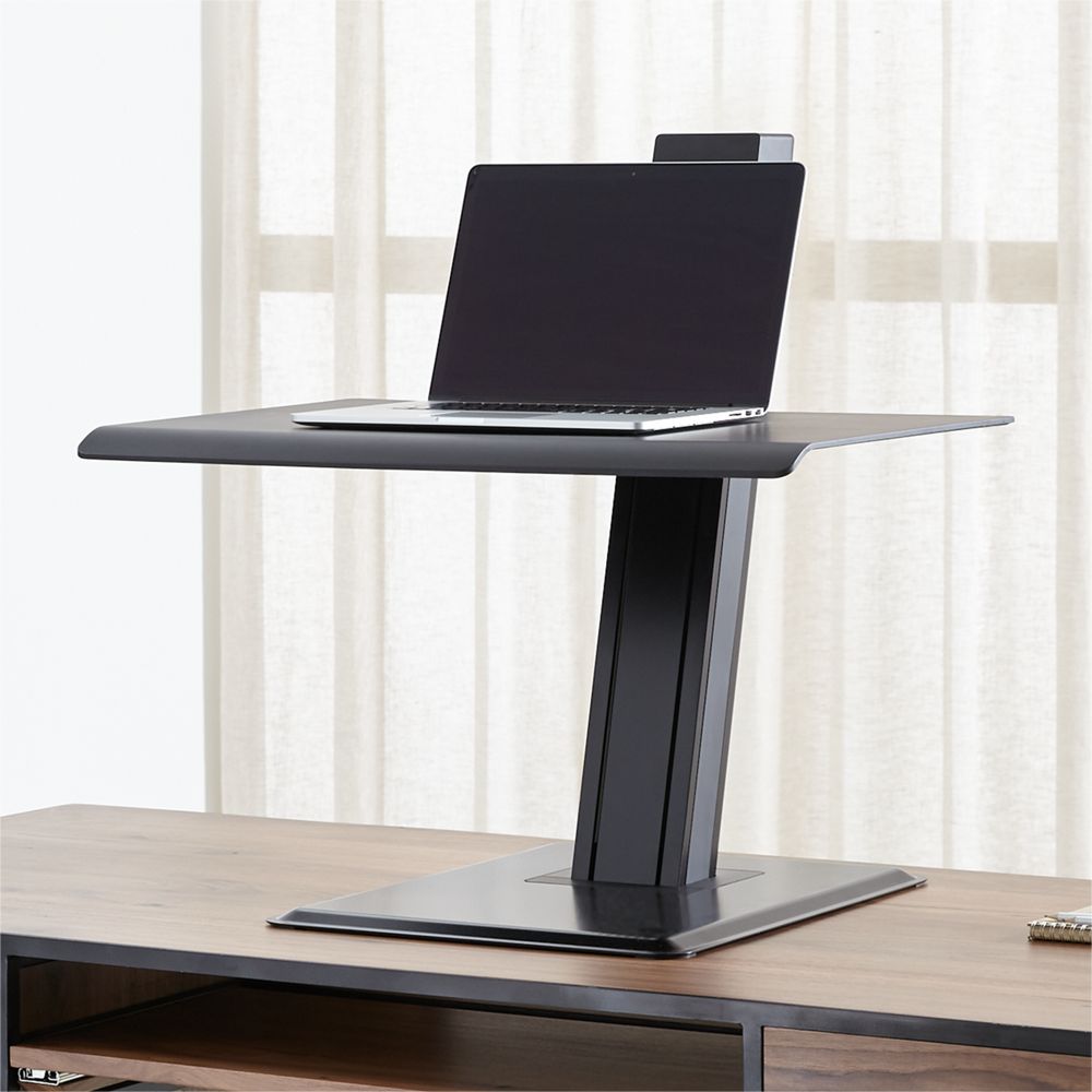 Humanscale ® Black Laptop Quickstand Eco Standing Desk Converter ...