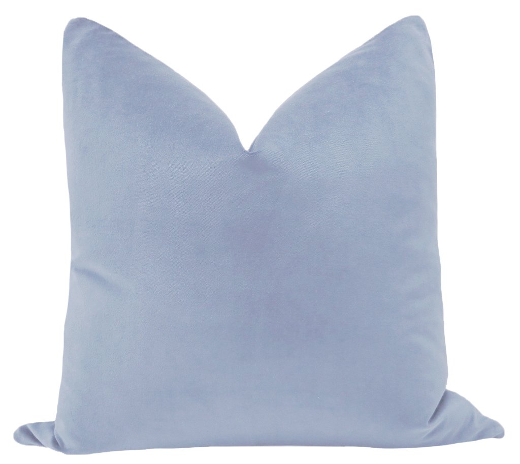 Classic Velvet // Powder Blue - 12" X 20" - Little Design Company | Havenly