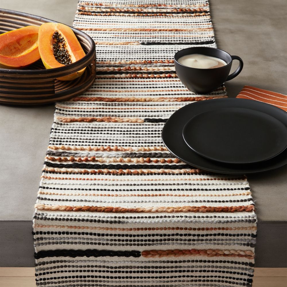 Dorado Handwoven Table Runner 90" - CB2 | Havenly