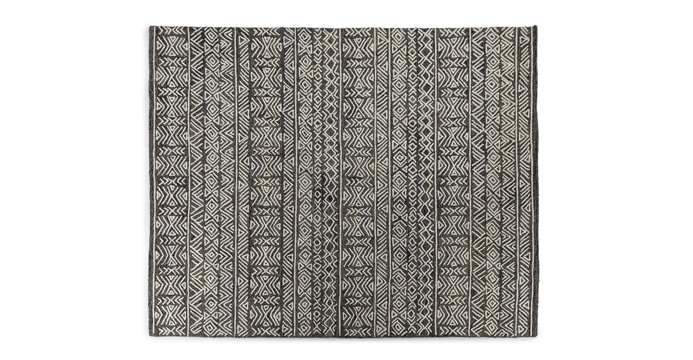 Mali Dark Gray Fleck Rug 8 x 10 - Article | Havenly