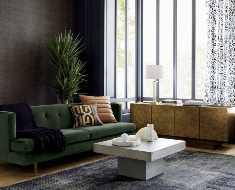 Kinzie 72 Bronze Wood Credenza CB2 Havenly