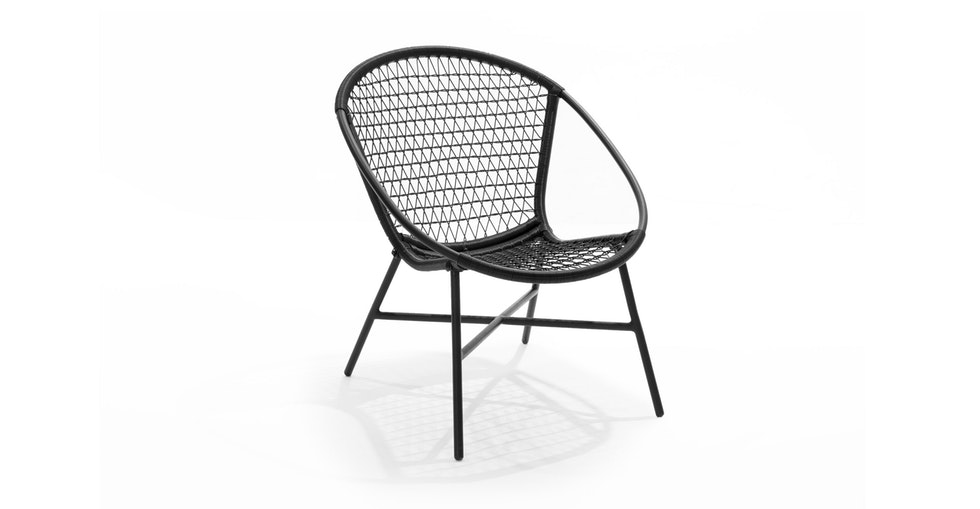 Sala Graphite Lounge Chair - Article | Havenly