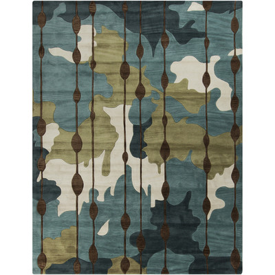 Marcela Slate Blue/Palm Green Rug - Wayfair | Havenly
