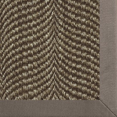 Sirena Sisal Rug, 20' X 5', Black Pearl, 1.5" Coconut Husk Linen ...