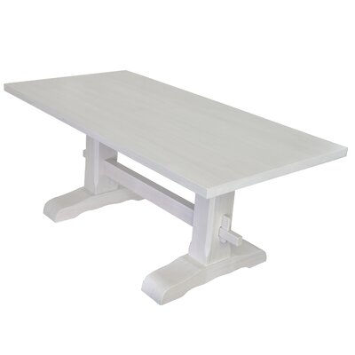 Pure White Trestle Table - Wayfair | Havenly