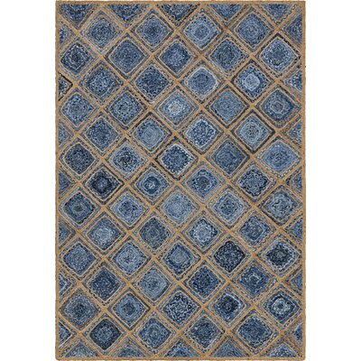 Melodie Hand-Braided Blue Area Rug - 6x9 - Wayfair | Havenly