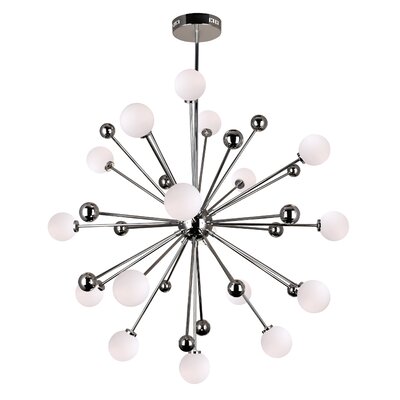 Element 17-Light LED Sputnik Chandelier - Wayfair | Havenly