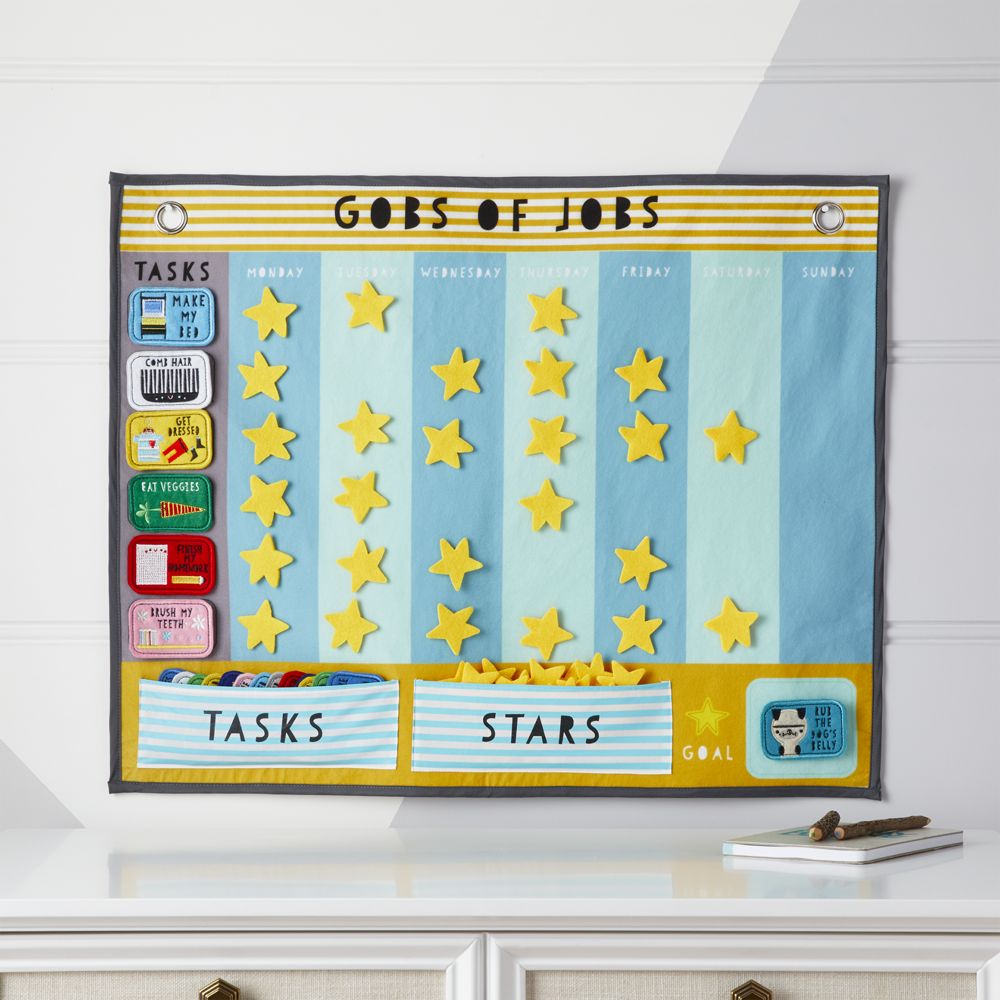 Gobs of Jobs Activity Chart - Crate and Barrel | Havenly