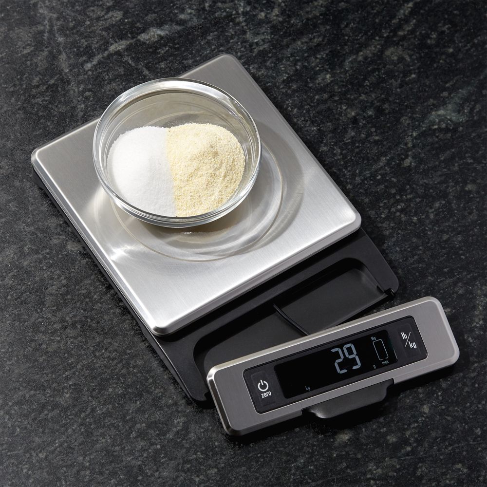 OXO ® 11-lb. Food Scale with Pull-Out Display - Crate and Barrel | Havenly