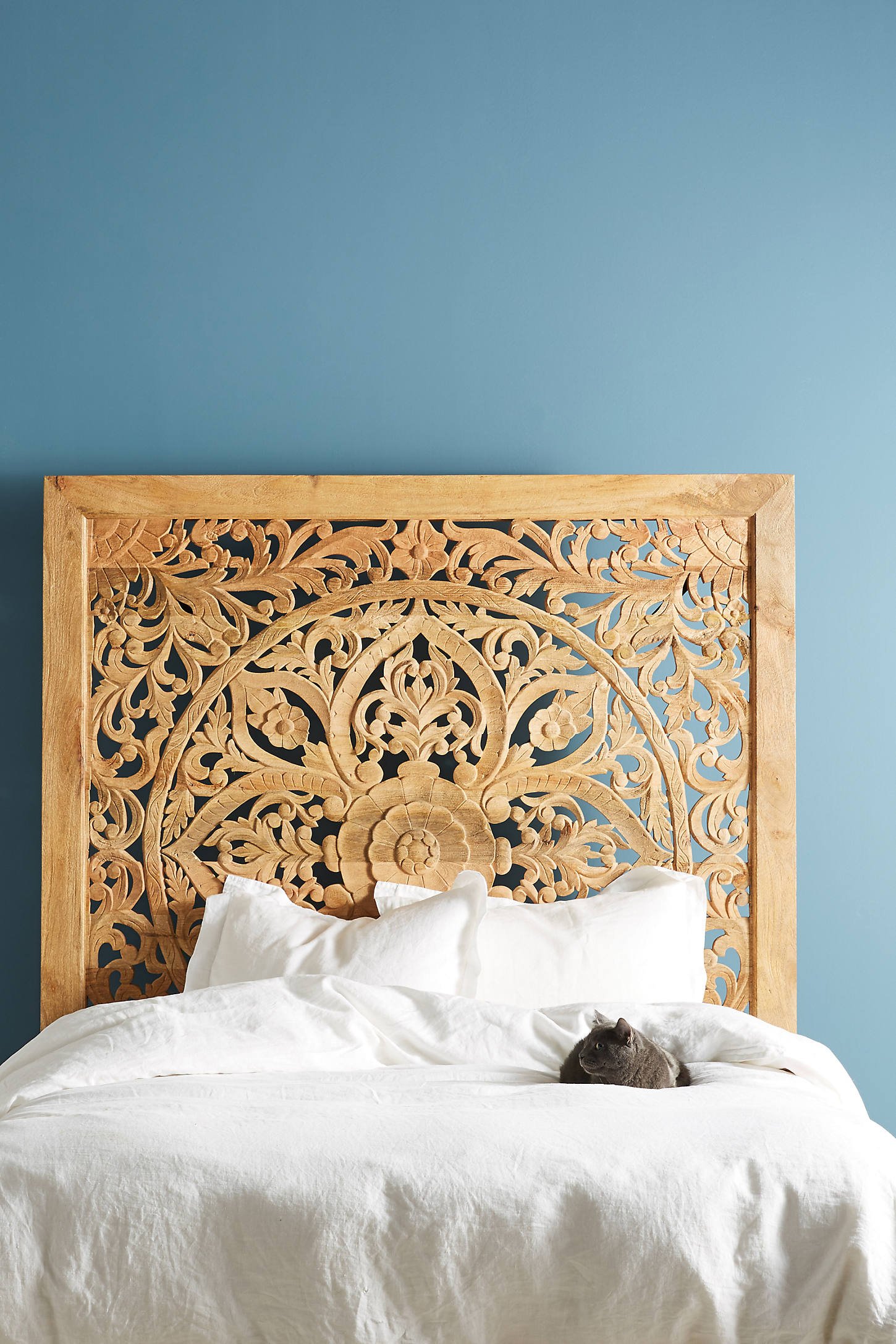 Anthropologie carved bed store